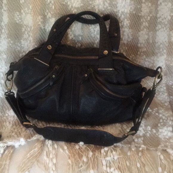 Theory | Bags | Theory Pebble Leather Large Satchel Bag | Poshmark